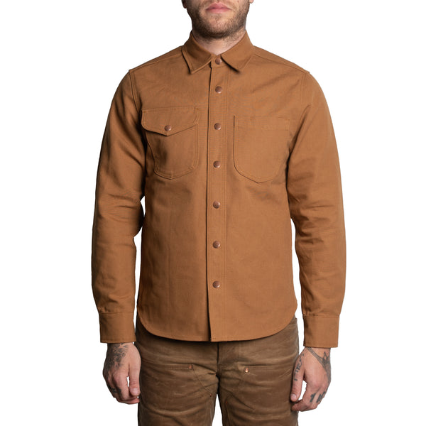 Brown Duck Canvas Work Shirt - Sidnaw Company